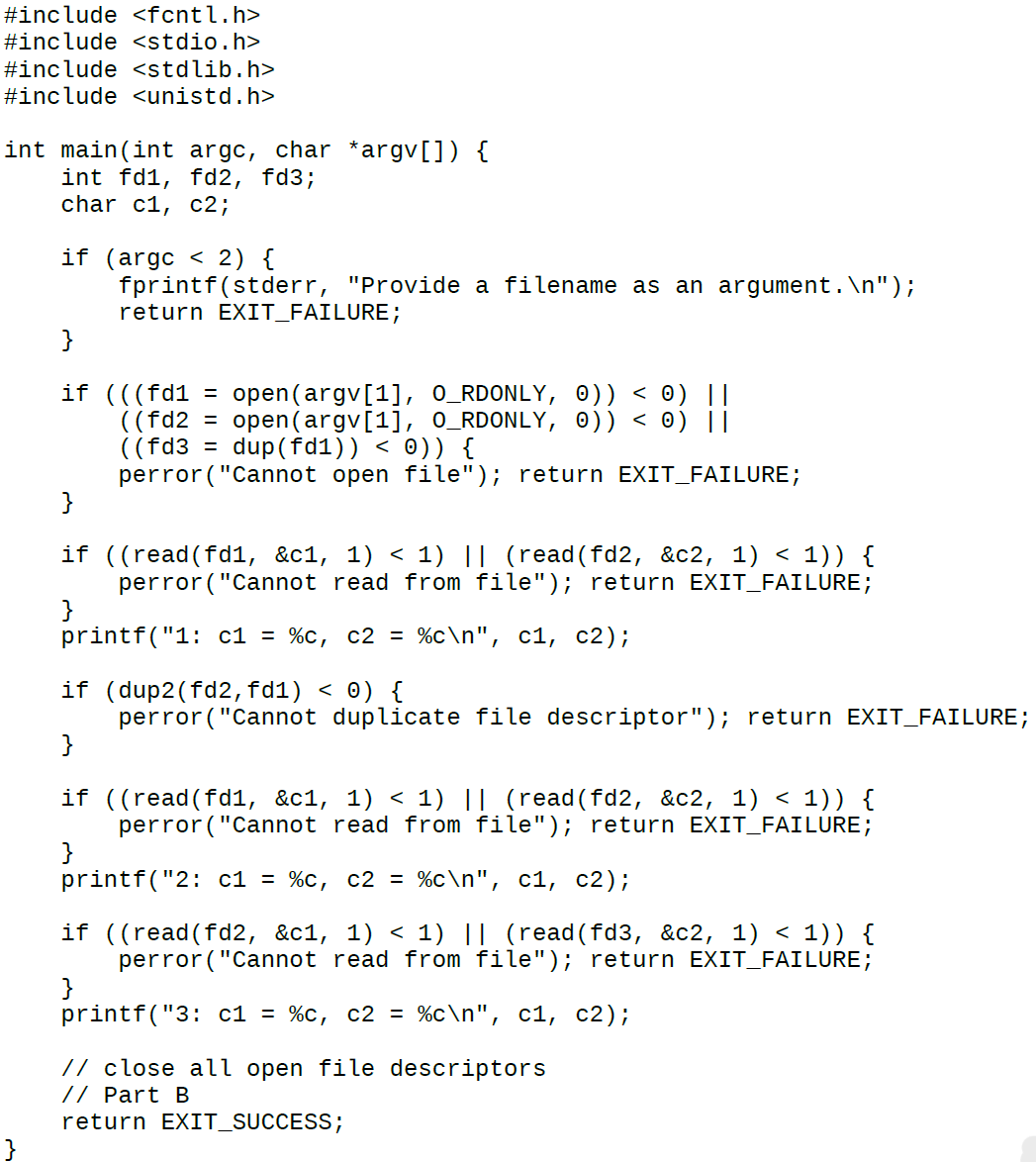 Solved Refer to the above code written in C to answer the | Chegg.com