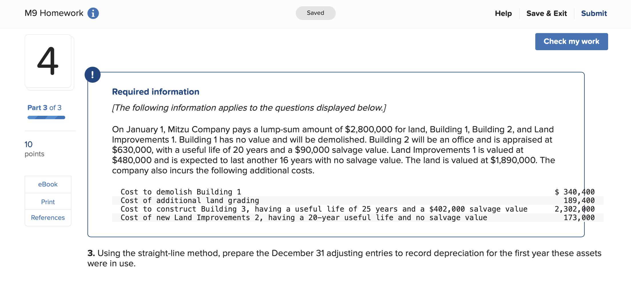 Solved Required information [The following information | Chegg.com
