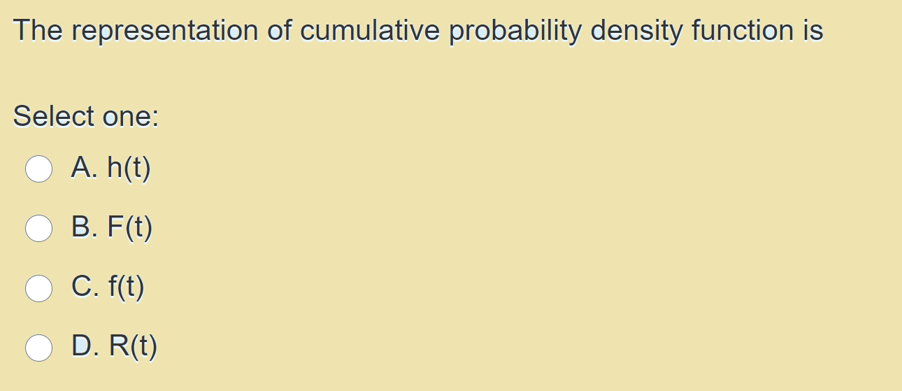 Solved The representation of cumulative probability density | Chegg.com