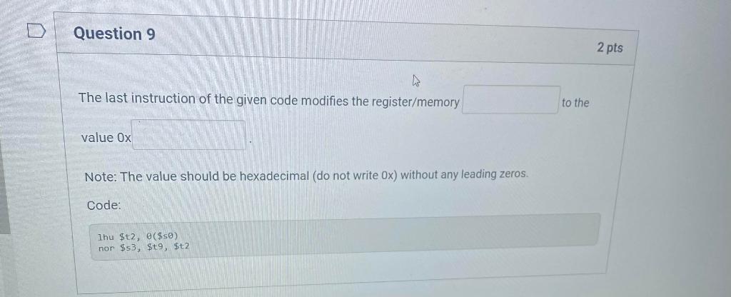 Solved For the next 5 questions, use the following register | Chegg.com