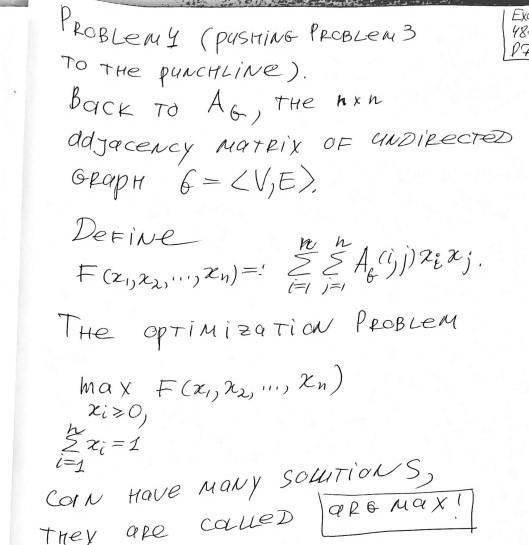 Problem 1 (Pushing Problem 3 To the punchline). Back | Chegg.com