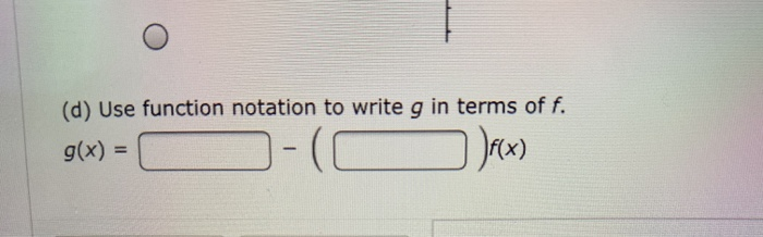 Solved function g is related to one of the parent functions | Chegg.com Solved function g is related to one of the parent functions | Chegg.com