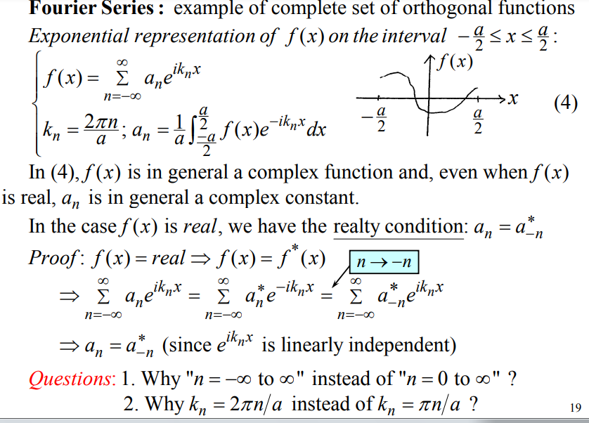 Solved X 0 n=-00 X [{ a - a = : a 2 a 2 = a = a Fourier | Chegg.com