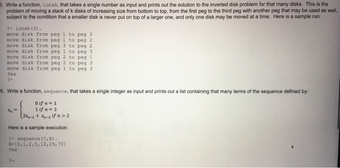 Solved Use SWI Prolog to write the following programs . Make | Chegg.com
