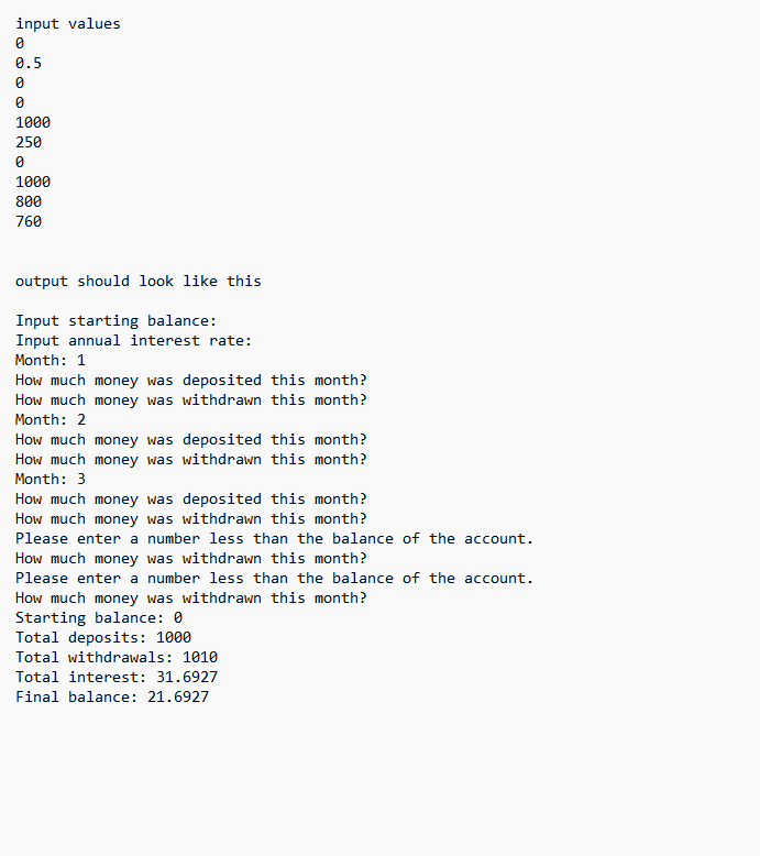 Solved Lab: Problem Solving: Use appropriate loop construct | Chegg.com
