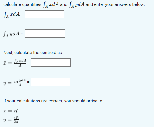 Solved Centroid of an area Definition: A centroid is the | Chegg.com
