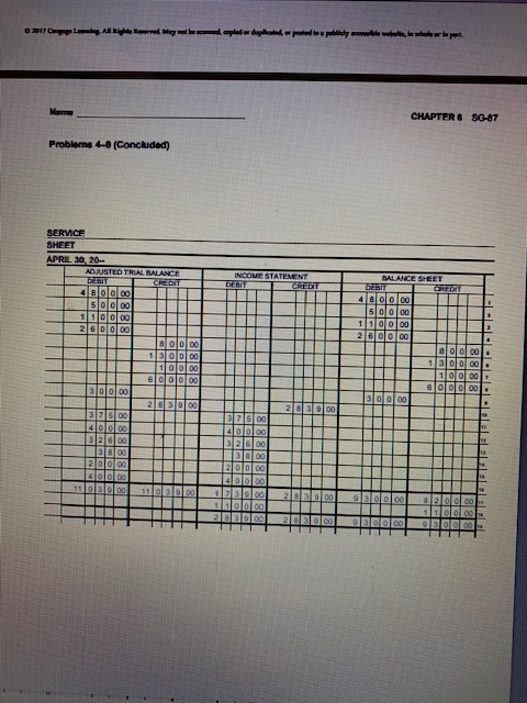 ).pdf SG8 CHAPTER PROBLEMS Probiemg 4 To complete | Chegg.com