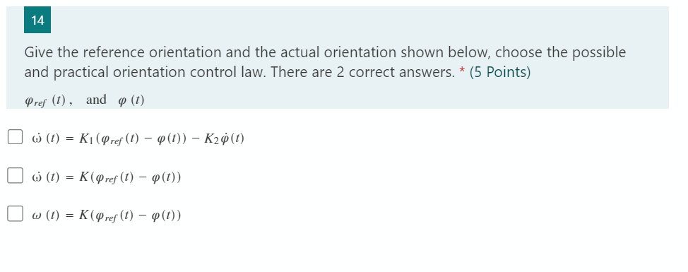 Solved 14 Give the reference orientation and the actual | Chegg.com