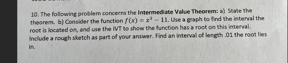 Solved 10. The following problem concerns the Intermediate | Chegg.com