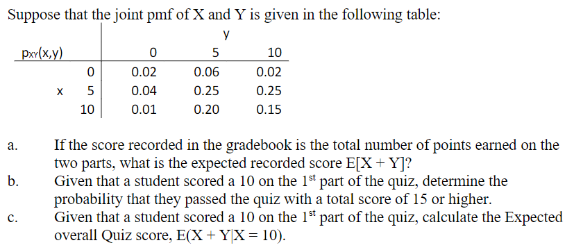 Solved 3. An Instructor has given a short quiz consisting of | Chegg.com