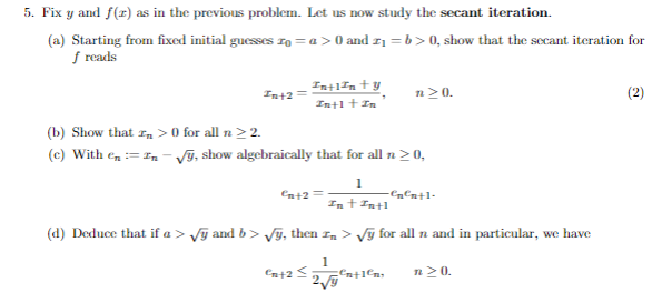 Solved Fix y>0, set f(x) == 12-y 5. Fix y and f(x) as in | Chegg.com