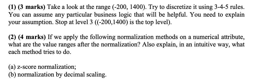 Solved This question is for a class called Data Mining. | Chegg.com