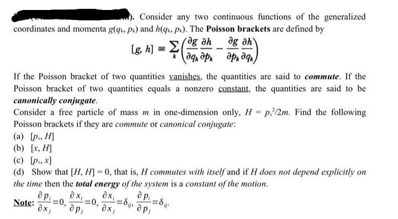 Solved Consider any two continuous functions of the | Chegg.com