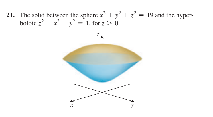 Solved 15-29. Volumes of solids Use a triple integral to | Chegg.com