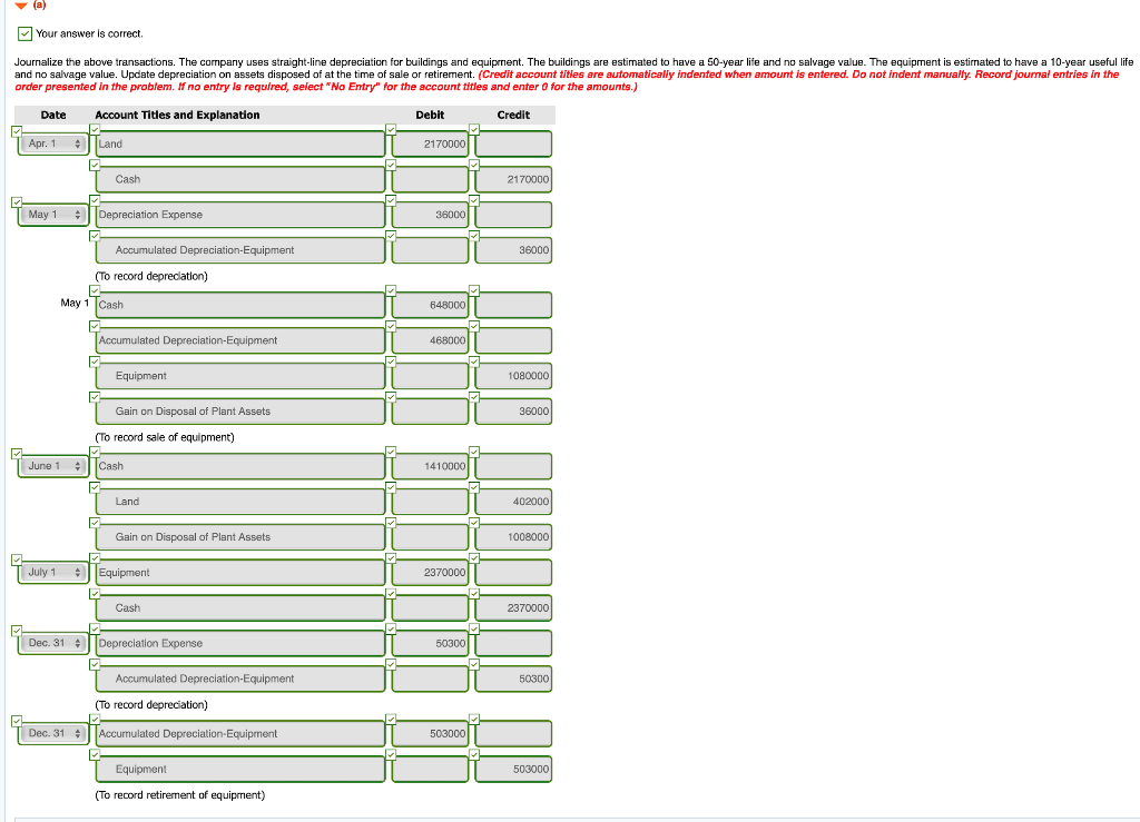 Solved Problem 10-5A (Part Level Submission) At December 31, | Chegg.com