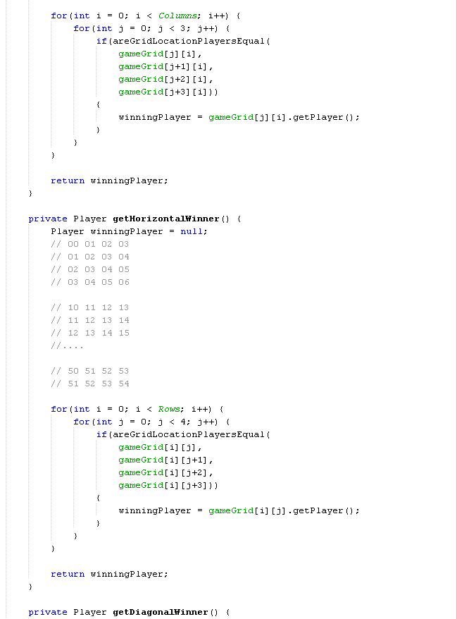 So i am trying to write a connect 4 game in NetBeans | Chegg.com