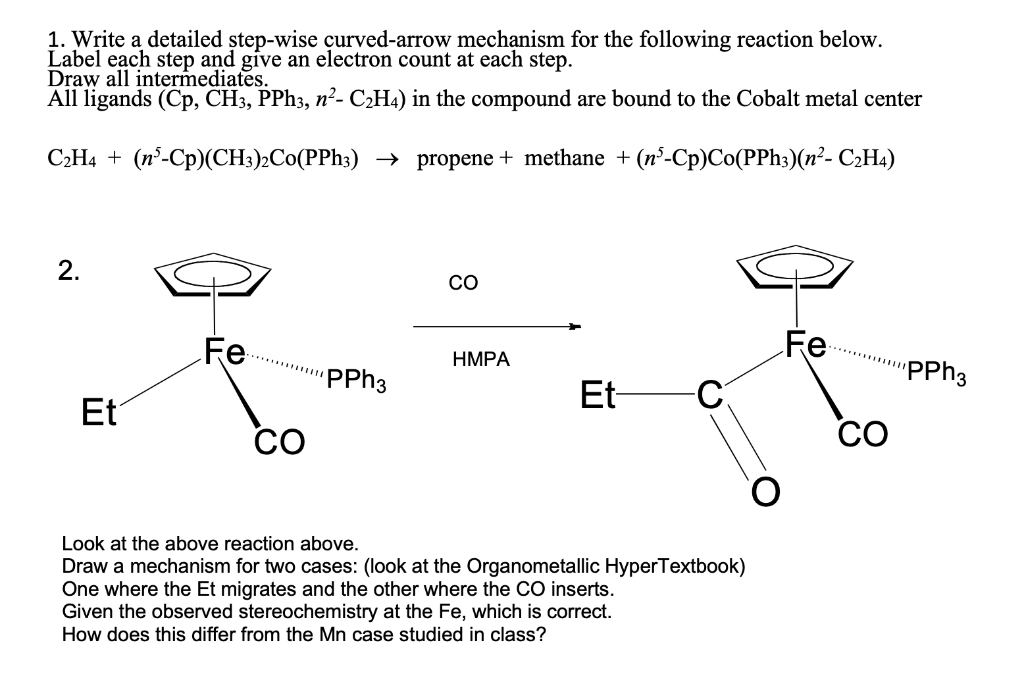 Solved 1. Write a detailed step-wise curved-arrow mechanism | Chegg.com