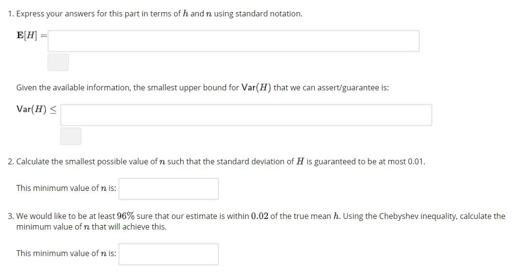 Solved Problem 3. The sample mean 5 points possible (graded) | Chegg.com