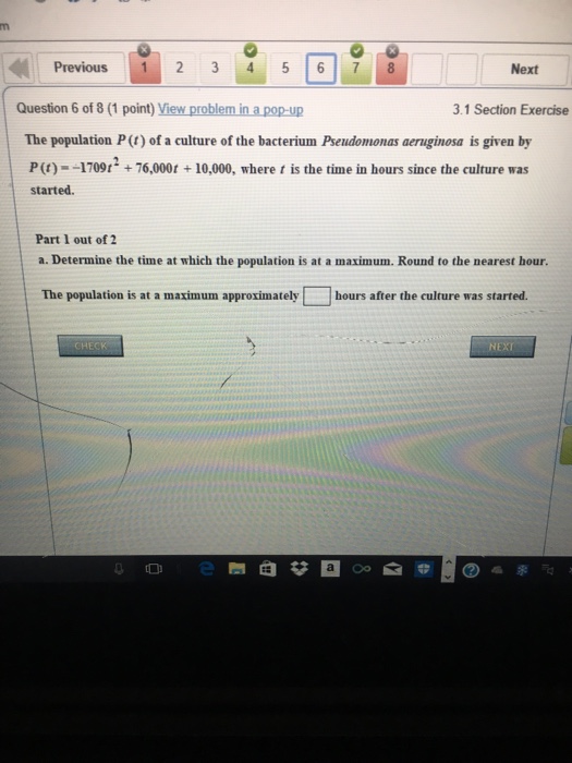 Solved Previous 1 2 3 4 5 6 7 8 Next Question 6 of 8 (1 | Chegg.com