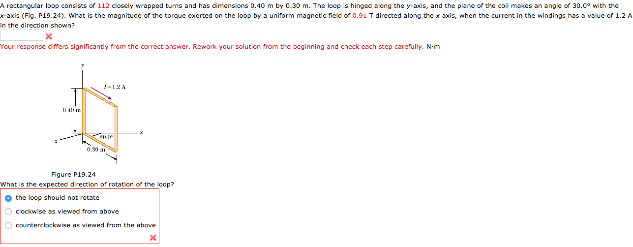 Solved A rectangular loop consists of 112 closely wrapped | Chegg.com