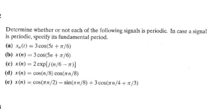 Solved Determine whether or not each of the following | Chegg.com Solved Determine whether or not each of the following | Chegg.com