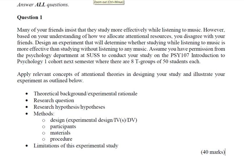 Zoom out (Ctrl+Minus) Answer ALL questions. Question | Chegg.com