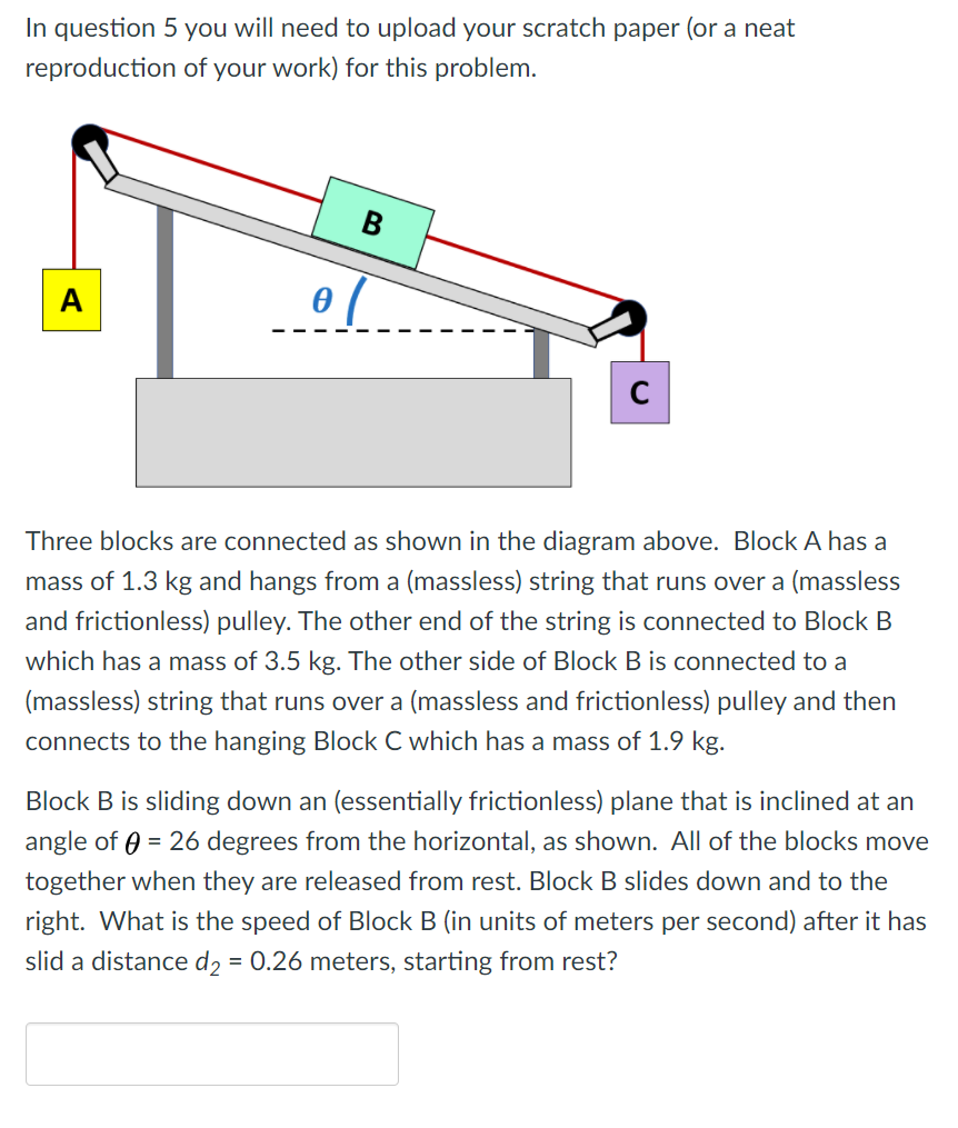 Solved In question 5 you will need to upload your scratch | Chegg.com