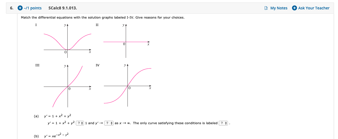 Solved 6. + -/1 pointsSCalc8 9.1.013. My Notes Ask Your | Chegg.com