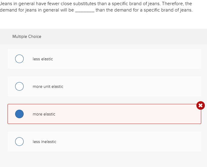 Solved If a demand curve is horizontal at P= $5, then the | Chegg.com