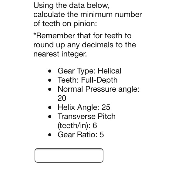 Solved Using the data below, calculate the minimum number of | Chegg.com