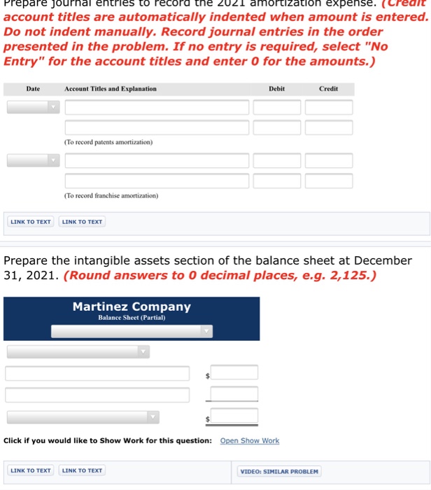 Solved Problem 10-07A a-c (Video) The intangible assets | Chegg.com