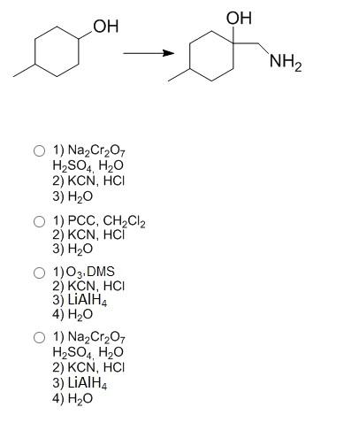 Solved OH OH OH CI CI 1) Na2Cr2O7 H2SO4 H2O 2) KCN, HCL | Chegg.com