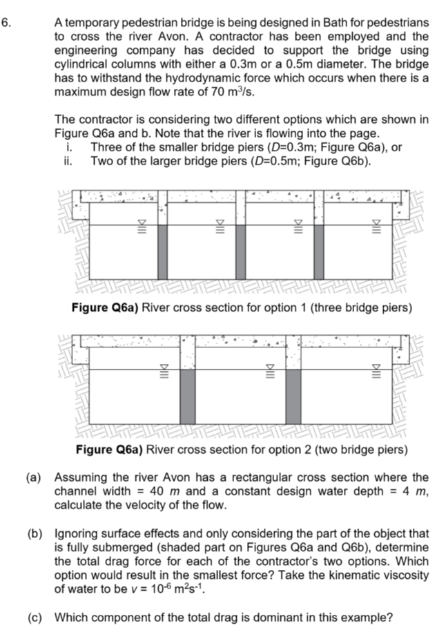 Solved A temporary pedestrian bridge is being designed in | Chegg.com