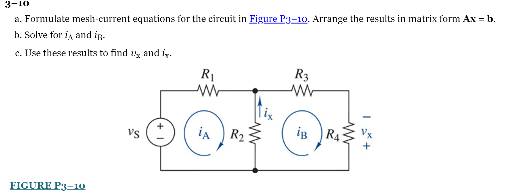 Solved a. Formulate mesh-current equations for the circuit | Chegg.com