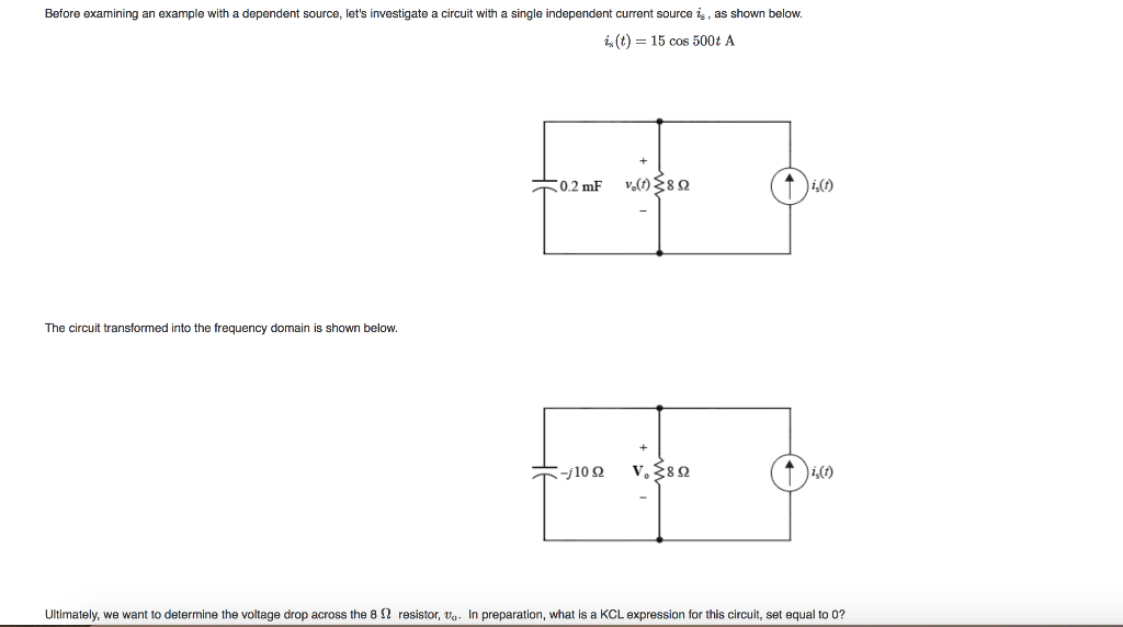 Solved Review Learning Goal: To use phasor techniques and | Chegg.com