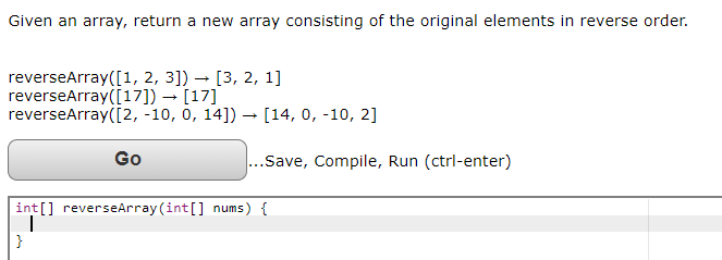 Solved Given An Array Of Exactly Two Integer Values Return 1225