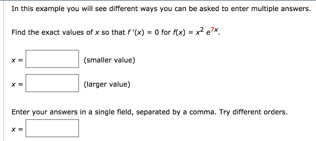 Solved In this example you will see different ways you can | Chegg.com