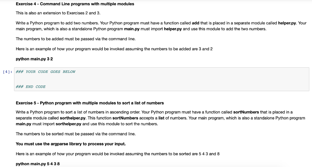 Solved Exercise 2 - Creating and executing a command line | Chegg.com