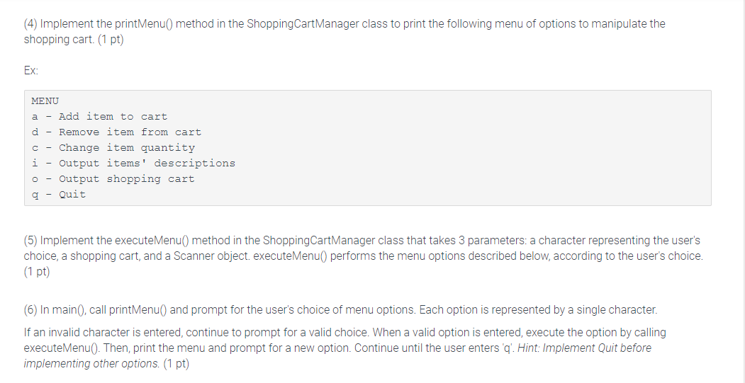 Solved ***In JAVA please*** Please space properly as well. | Chegg.com