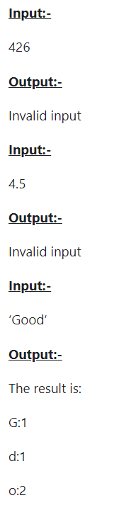 Solved Write a Python program to find occurrence of each | Chegg.com