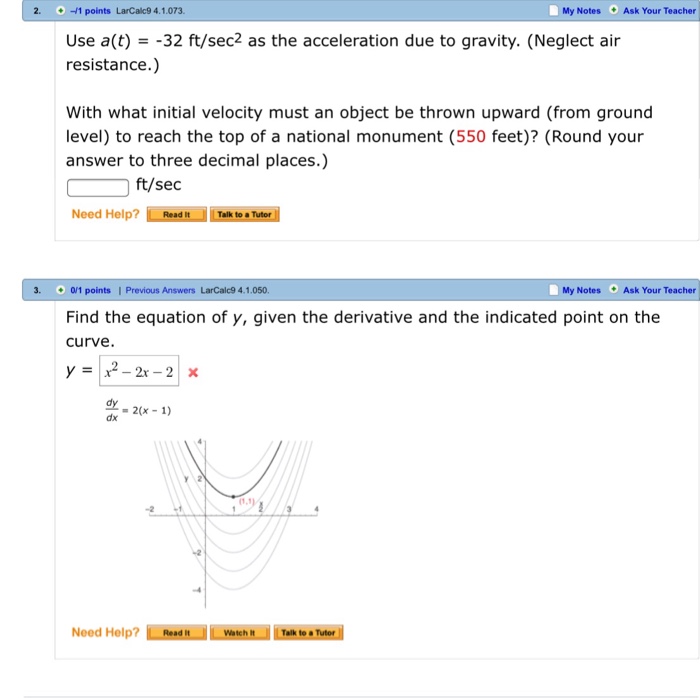 Solved Use a(t) = -32 ft/sec^2 as the acceleration due to | Chegg.com