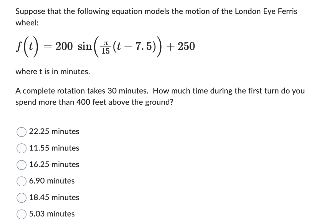 Solved Suppose that the following equation models the motion | Chegg.com