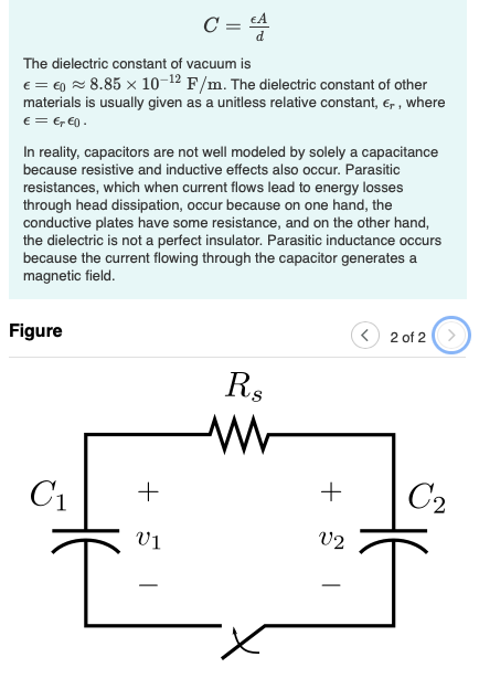 Solved Review Part A - Calculate capacitance Learning Goal: | Chegg.com