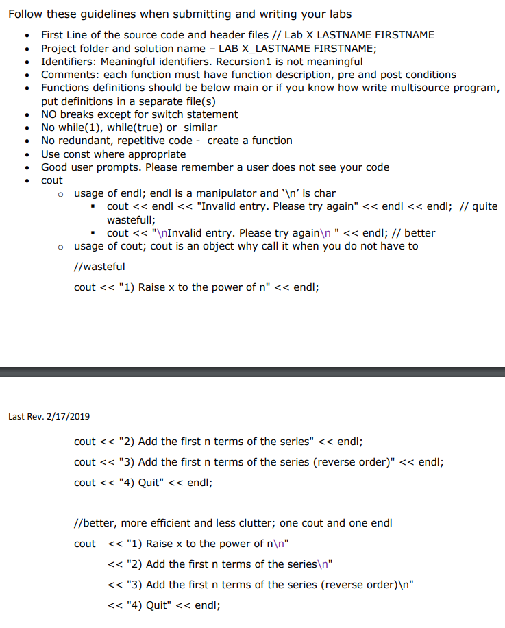Solved Assignment Write A Menu Driven Program With The 8999