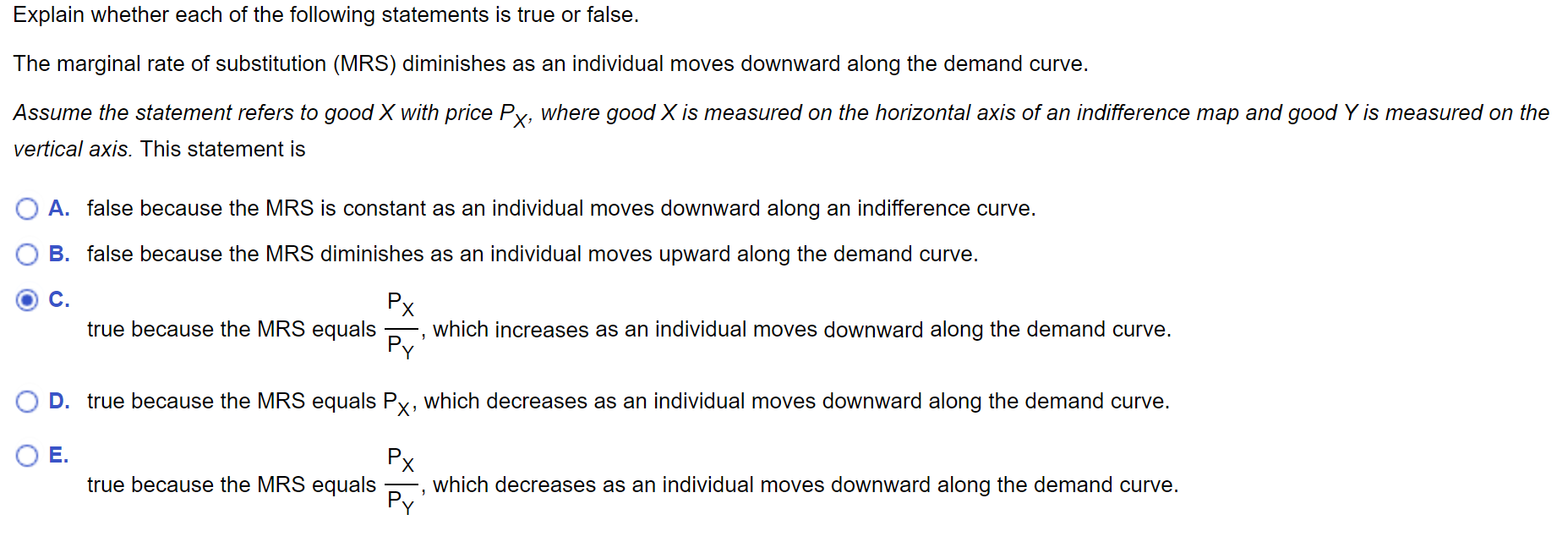 Solved Explain whether each of the following statements is | Chegg.com