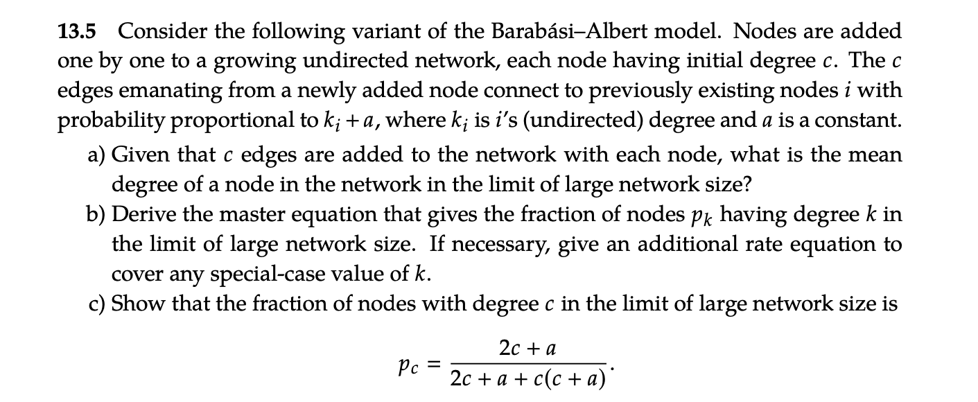 13.5 Consider the following variant of the | Chegg.com