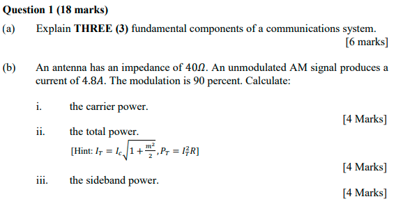Solved Explain THREE (3) fundamental components of a | Chegg.com