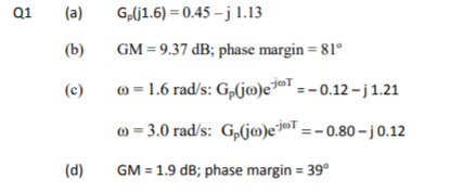 Solved 1. Using measured open-loop frequency response values | Chegg.com