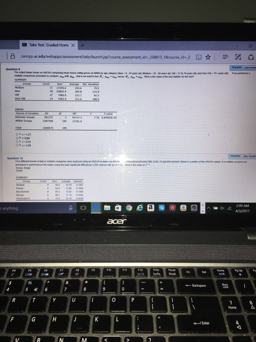 Take Test Graded Homl x l canopy | Chegg.com