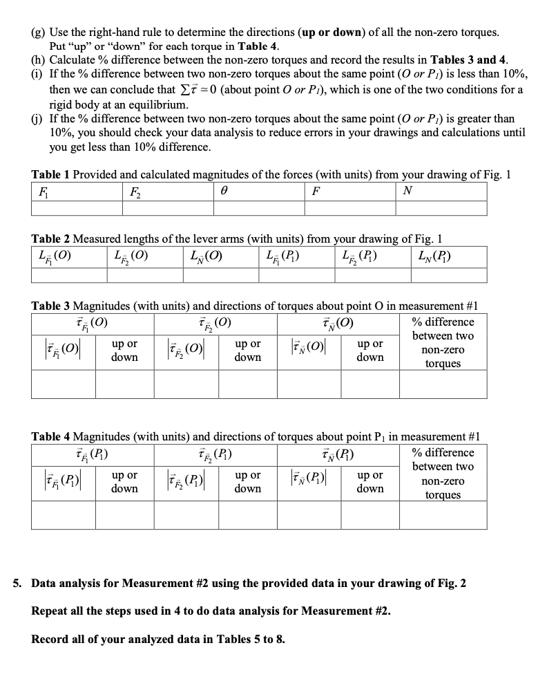 Provided data for Exp7 and instructions for data | Chegg.com